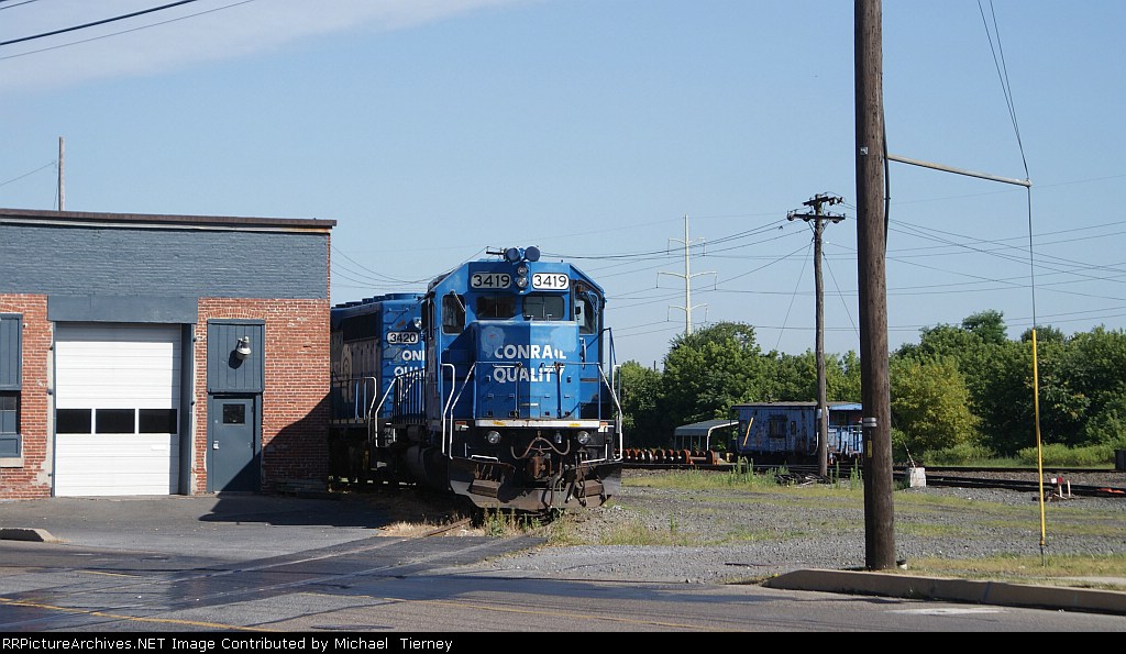 NS SD40-2 3419 & 3420 at dillerville yard